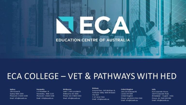 Agent Portal – Education Centre of Australia | ECA