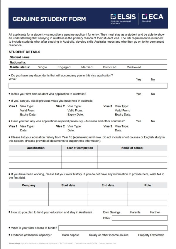 Agent Portal – Education Centre of Australia | ECA